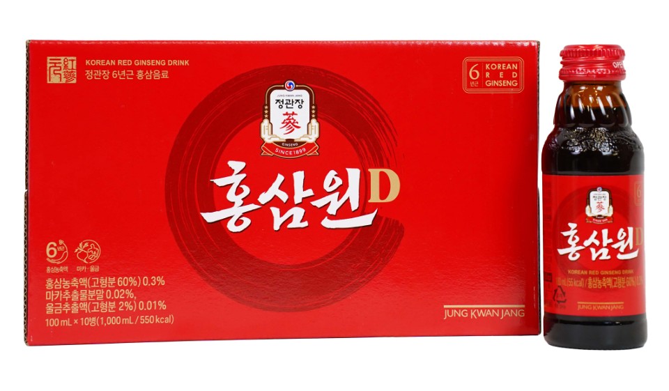 Nước Hồng Sâm Won D Jung Kwan Jang (홍삼정) 100ml x 10 chai – Bổ sung năng ...