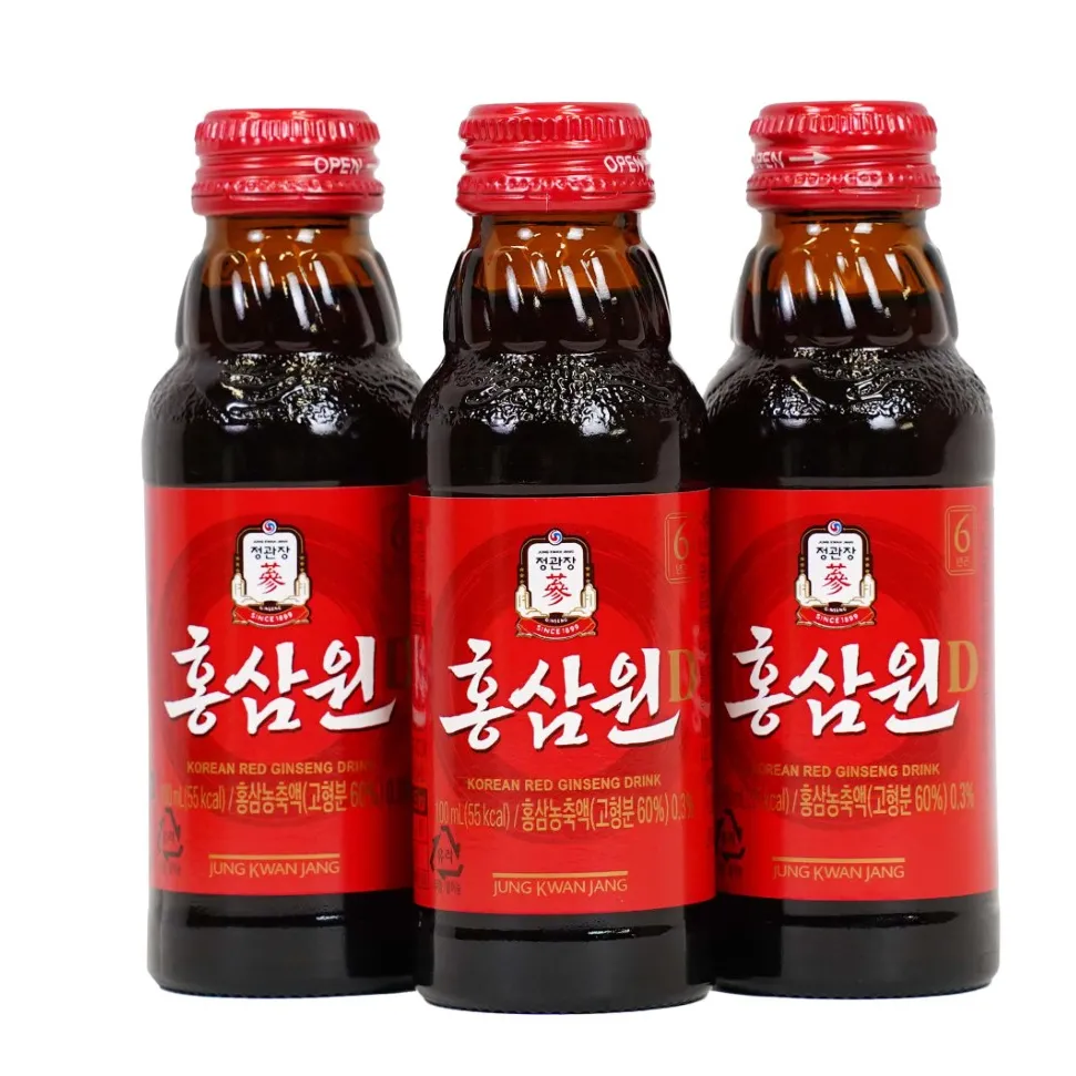 Nước Hồng Sâm Won D Jung Kwan Jang (홍삼정) 100ml x 10 chai – Bổ sung năng ...